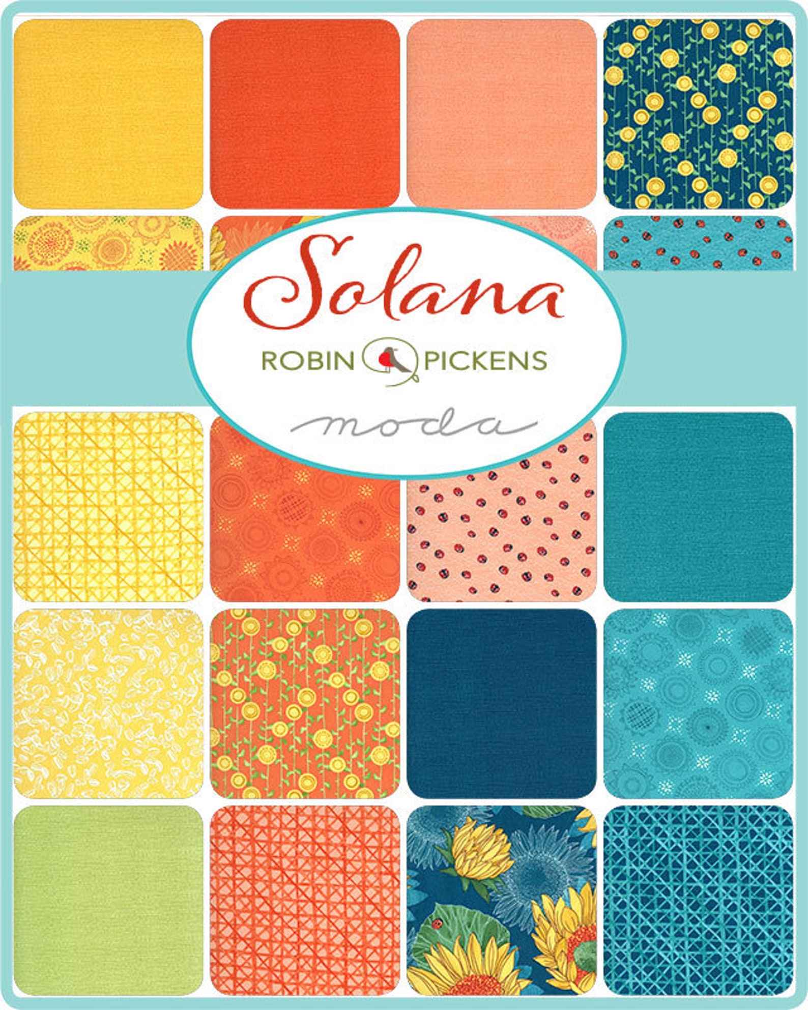 Moda THATCHED Quilt Fabric By-the-1/2-yard by Robin Pickens - 48626 134 ...