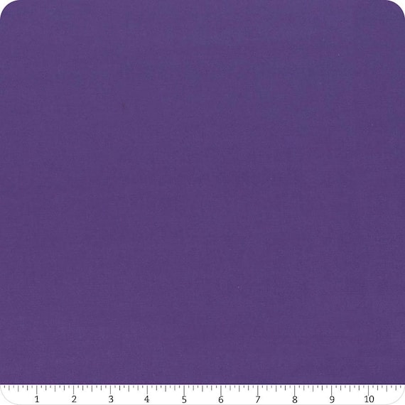 Moda BELLA SOLIDS Quilt Fabric 1/2 Yard Terrain Iris 9900 | Etsy