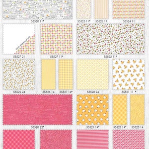 Moda SPRING CHICKEN Quilt Fabric By-the-1/2-yard by Sweetwater 55520 23 ...
