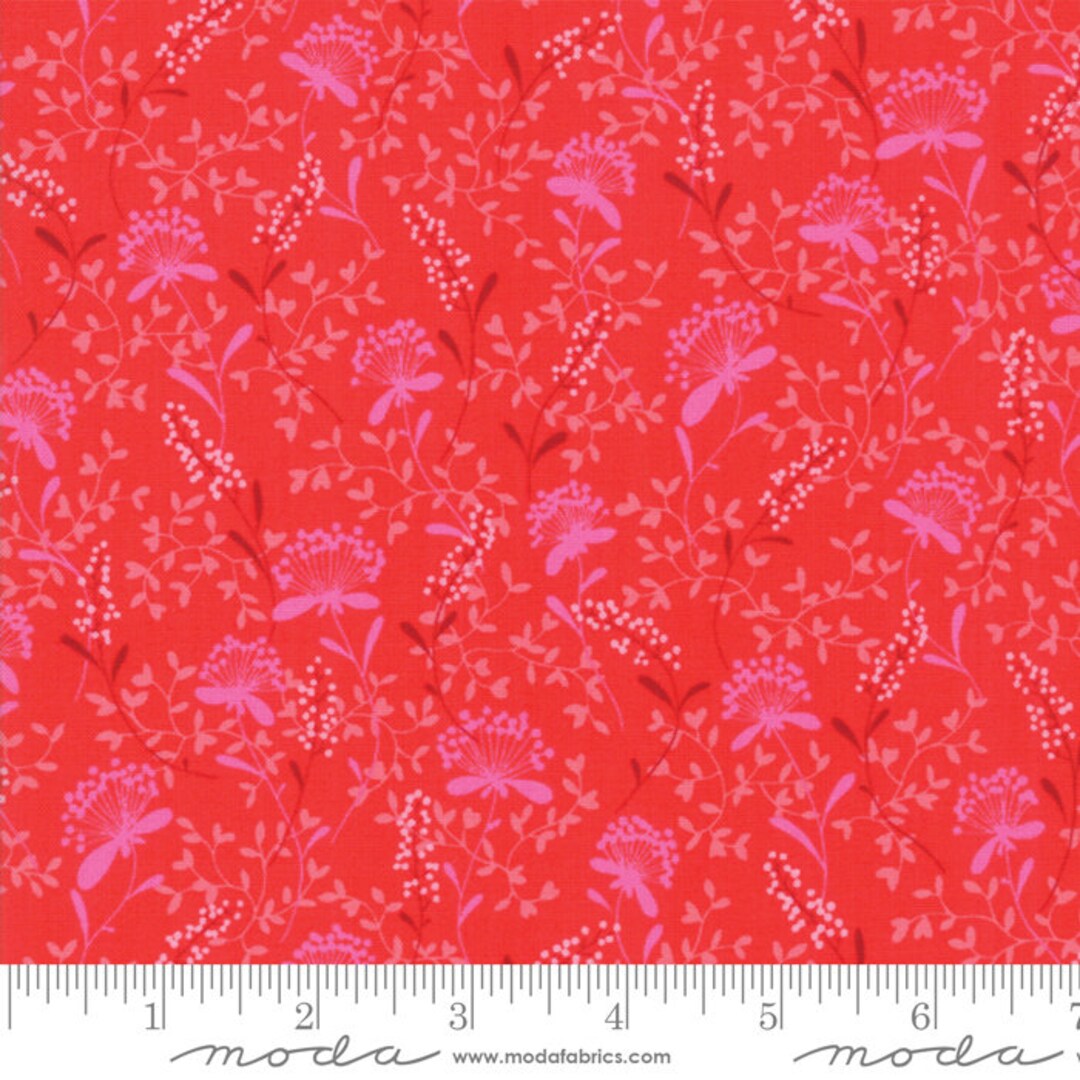 Moda WILDFLOWERS IX Quilt Fabric By-the-1/2-yard 33385 15 Petunia - Etsy