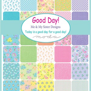 Moda Good Day Quilt Fabric By-the-1/2-yard by Me & My Sister - 22378 17 ...