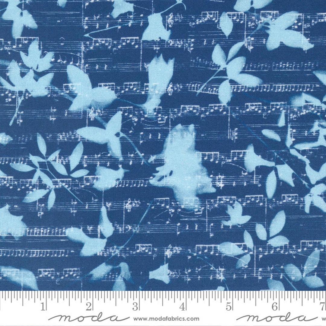 Moda BLUEBELL Quilt Fabric By-the-1/2-yard by Janet Clare 16962 12 ...