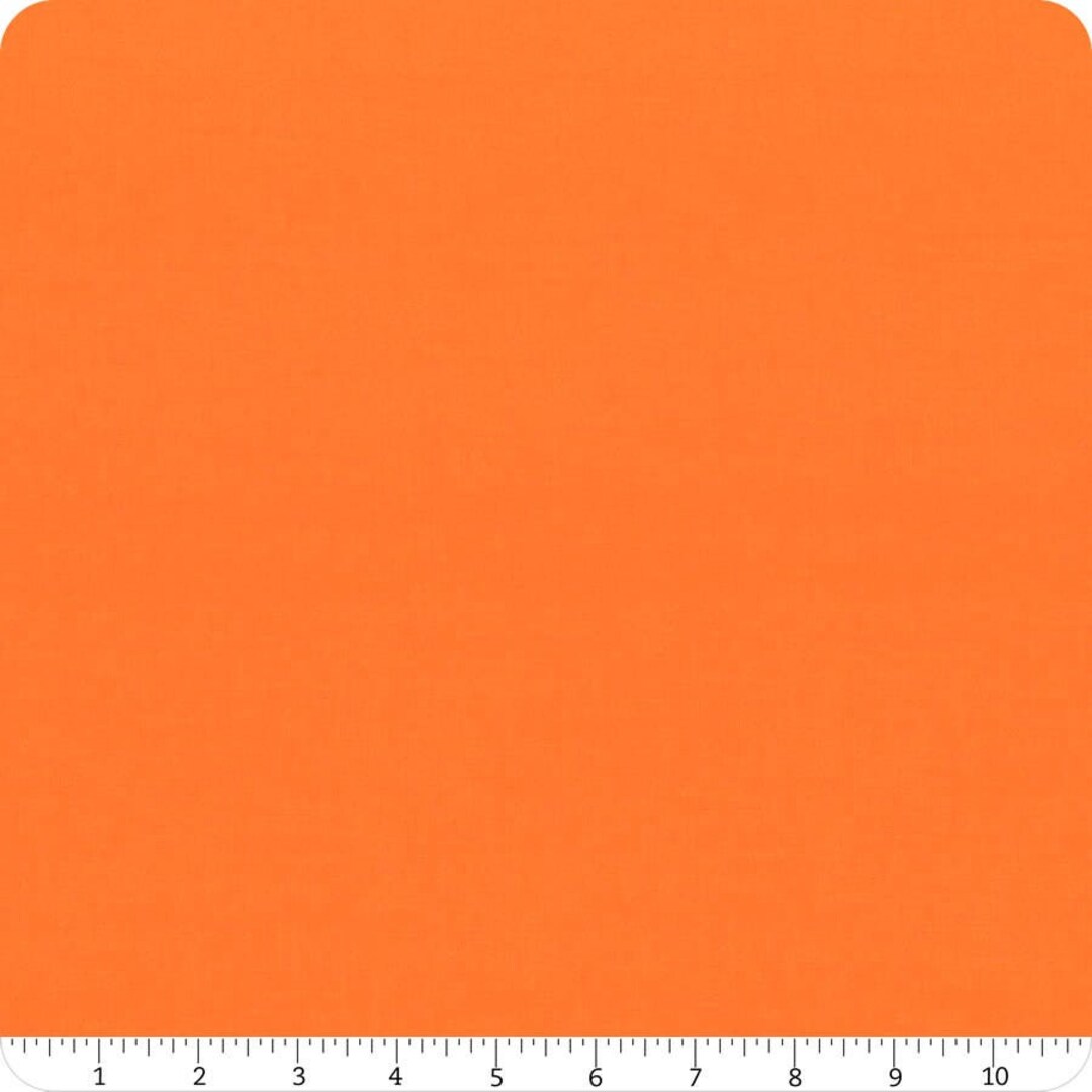 Moda BELLA SOLIDS Quilt Fabric By-the-1/2-yard - 9900 80 Orange - Etsy
