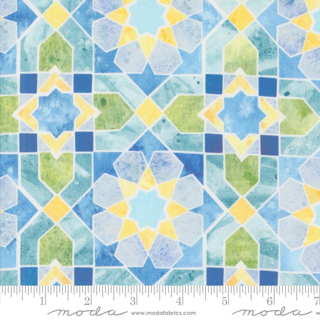 Moda SUNSHINE and BLUE SKIES Quilt Fabric By-the-1/2-yard by Create Joy ...