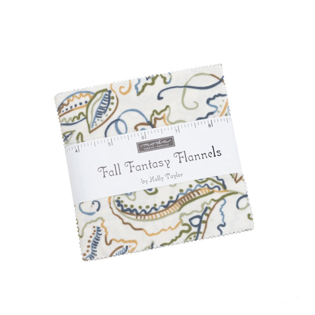 Moda FALL FANTASY FLANNELS Charm Pack 6840PPF 42 5x5 Quilt Squares by ...
