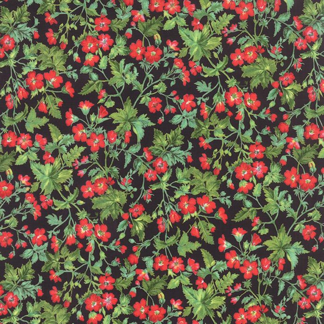 Moda WILDFLOWERS Quilt Fabric Fat Quarter by Sentimental Studios ...