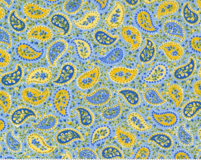 Moda SUMMER BREEZE 2021 Quilt Fabric By-the-1/2-yard 33616 20 Royal - Etsy