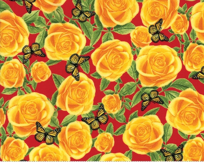 Moda TEXAS TRAIL Quilt Fabric 1/2 Yard by Sara Kammash Rodeo Red 11312 ...