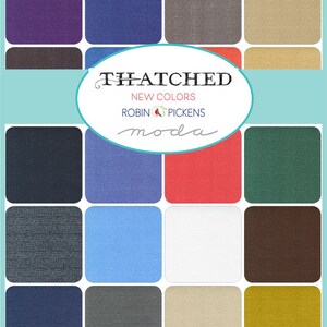Moda THATCHED NEW COLORS Quilt Fabric By-the-1/2-yard by Robin Pickens ...