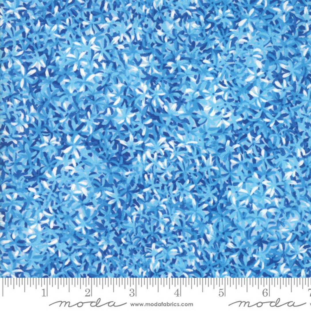 Moda WILDFLOWERS IX Quilt Fabric By-the-1/2-yard - 33384 17 Bluebell - Etsy