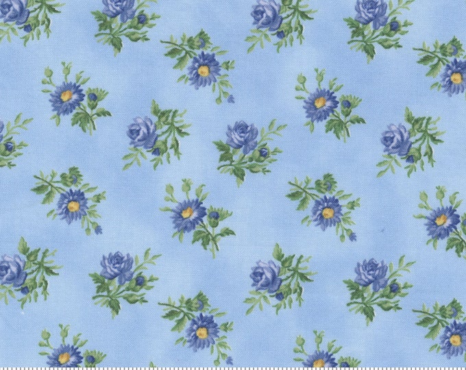 Moda SUMMER BREEZE 2021 Quilt Fabric By-the-1/2-yard - 33616 20 Royal ...