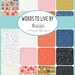 Moda Words to Live by 21 Quilt Fabric Fat Eighth Bundle 48320F8 - by ...