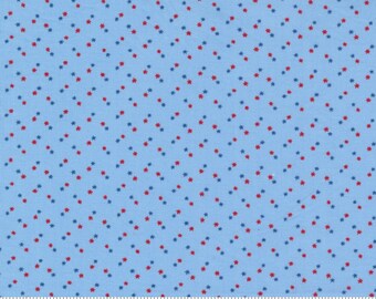 Moda 101 MAPLE STREET Quilt Fabric 1/2 Yard by Bunny Hill Designs Pale ...