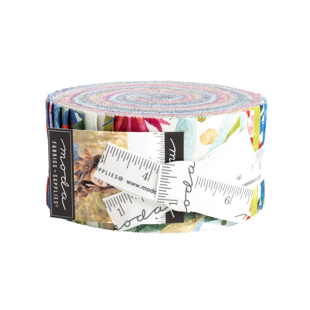 Moda COMING UP ROSES Jelly Roll 39780JR - 40 2-1/2" Quilt Fabric Strips ...
