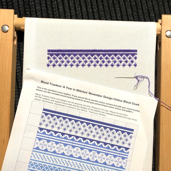 Mood Tracker Cross Stitch - Etsy