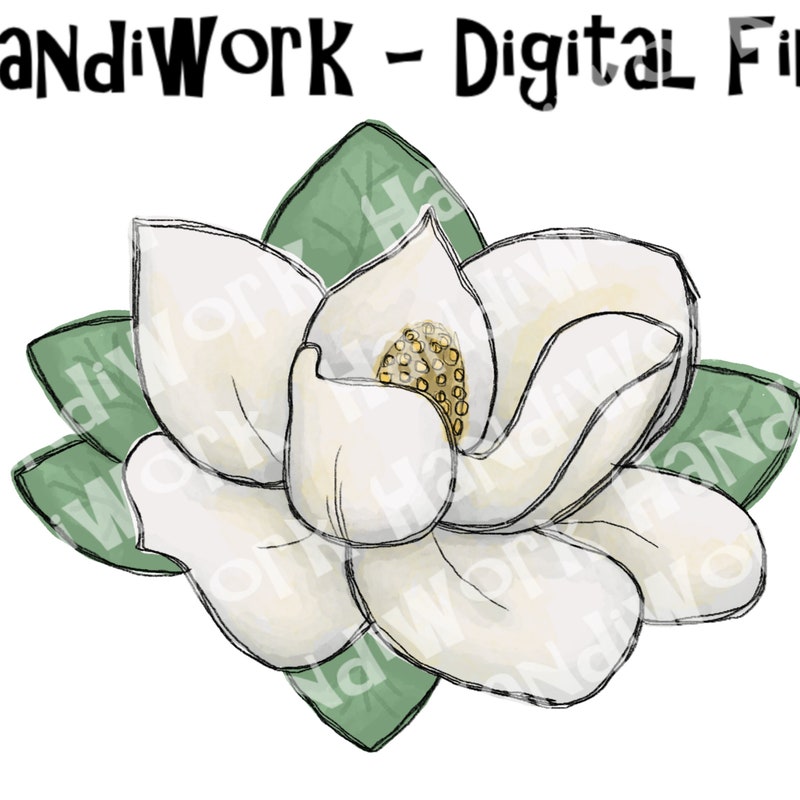 Magnolia Flower Quote - Etsy