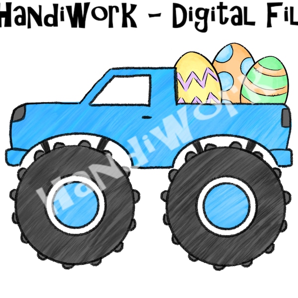 Easter Truck Svg - Etsy