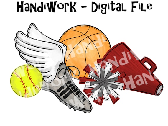 Girls Sports Logos Clip Art
