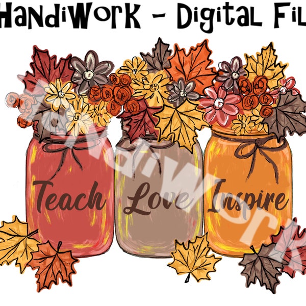 Fall Mason Jars - Etsy