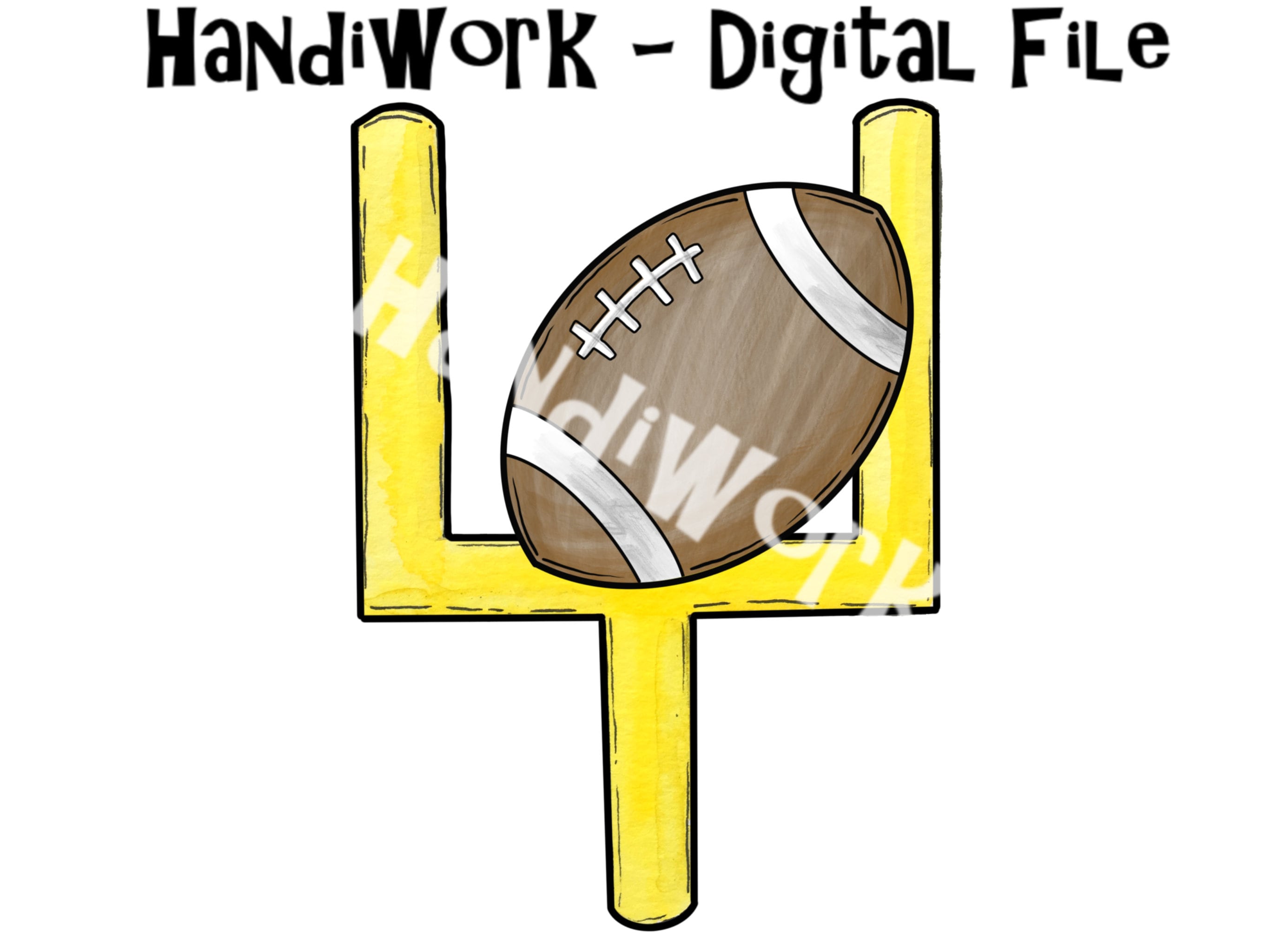 Football Field Goal Clipart