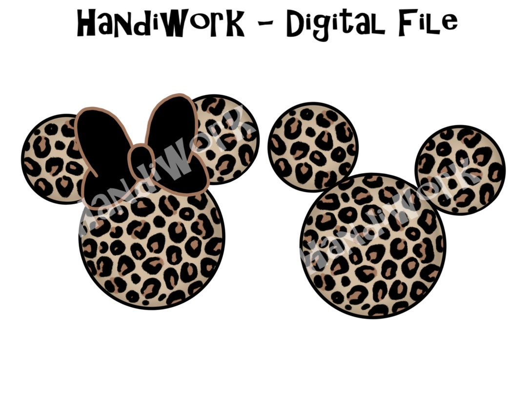 Cheetah Mouse Head PNG File, Watercolor Cheetah Mouse Head, Cheetah ...