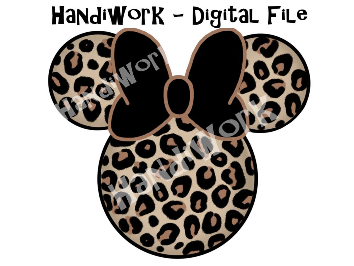 Cheetah Mouse Head PNG File Watercolor Cheetah Mouse Head | Etsy