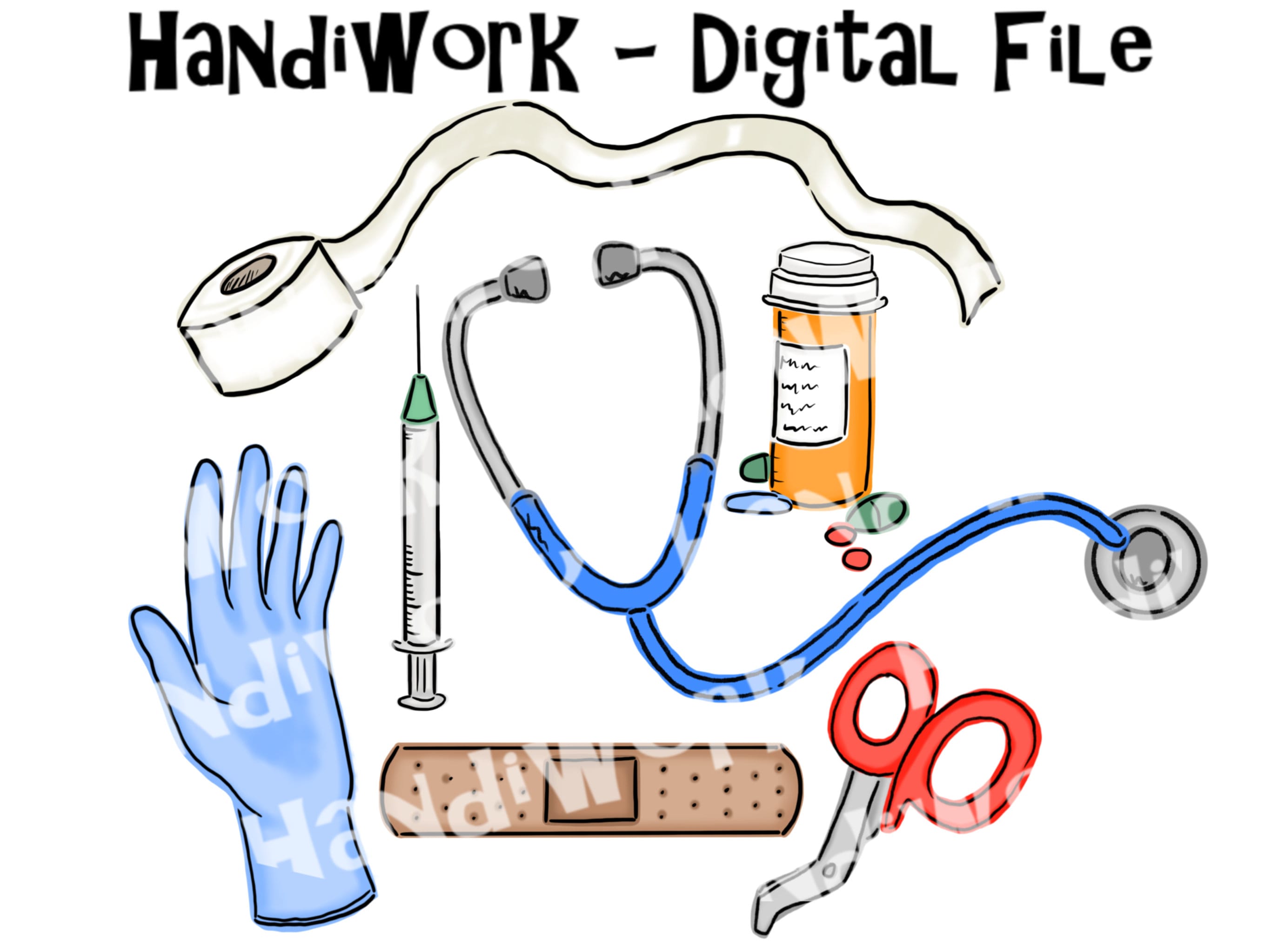 Nurse Tools Clipart