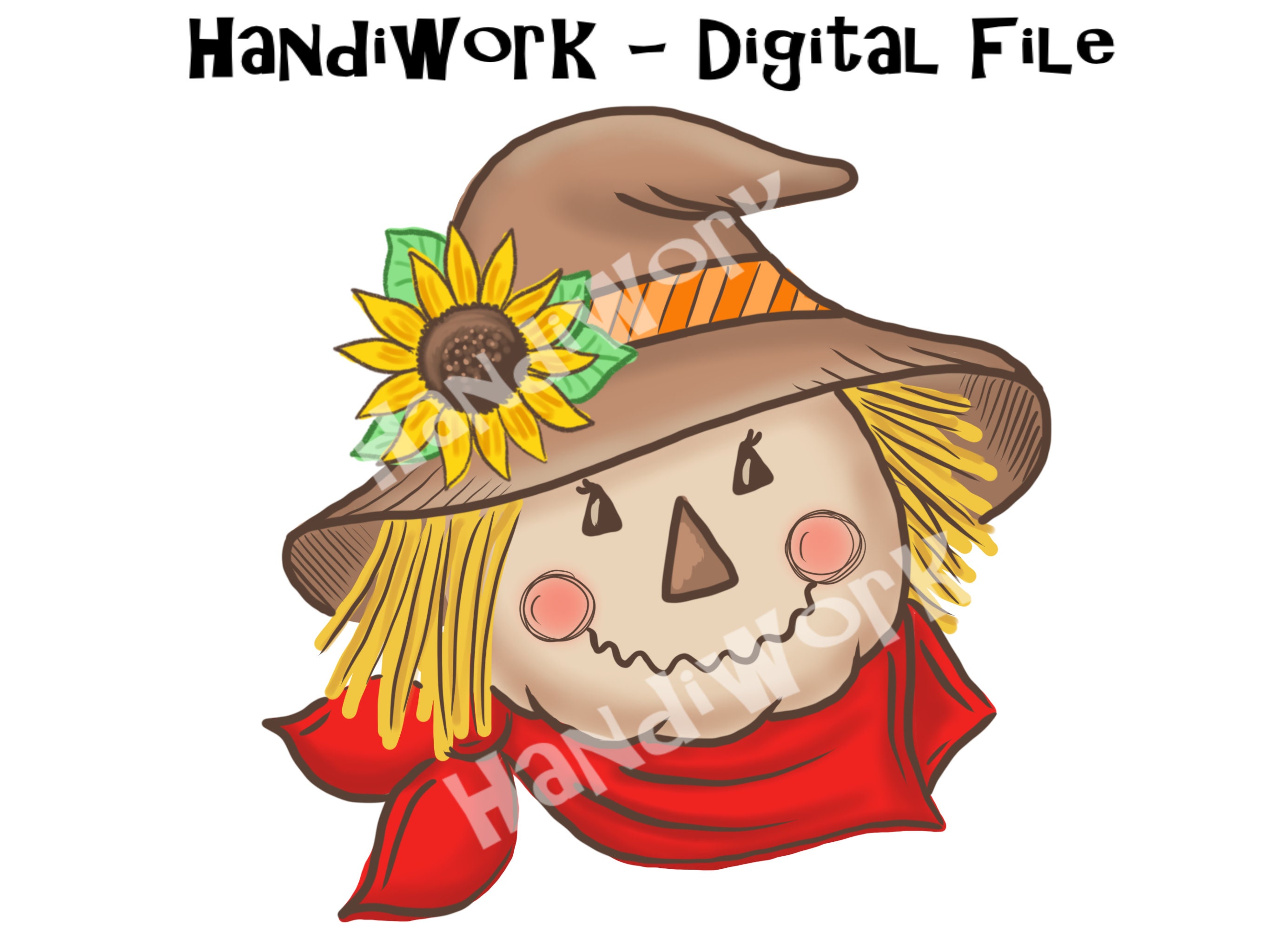 Female Scarecrow Cartoon