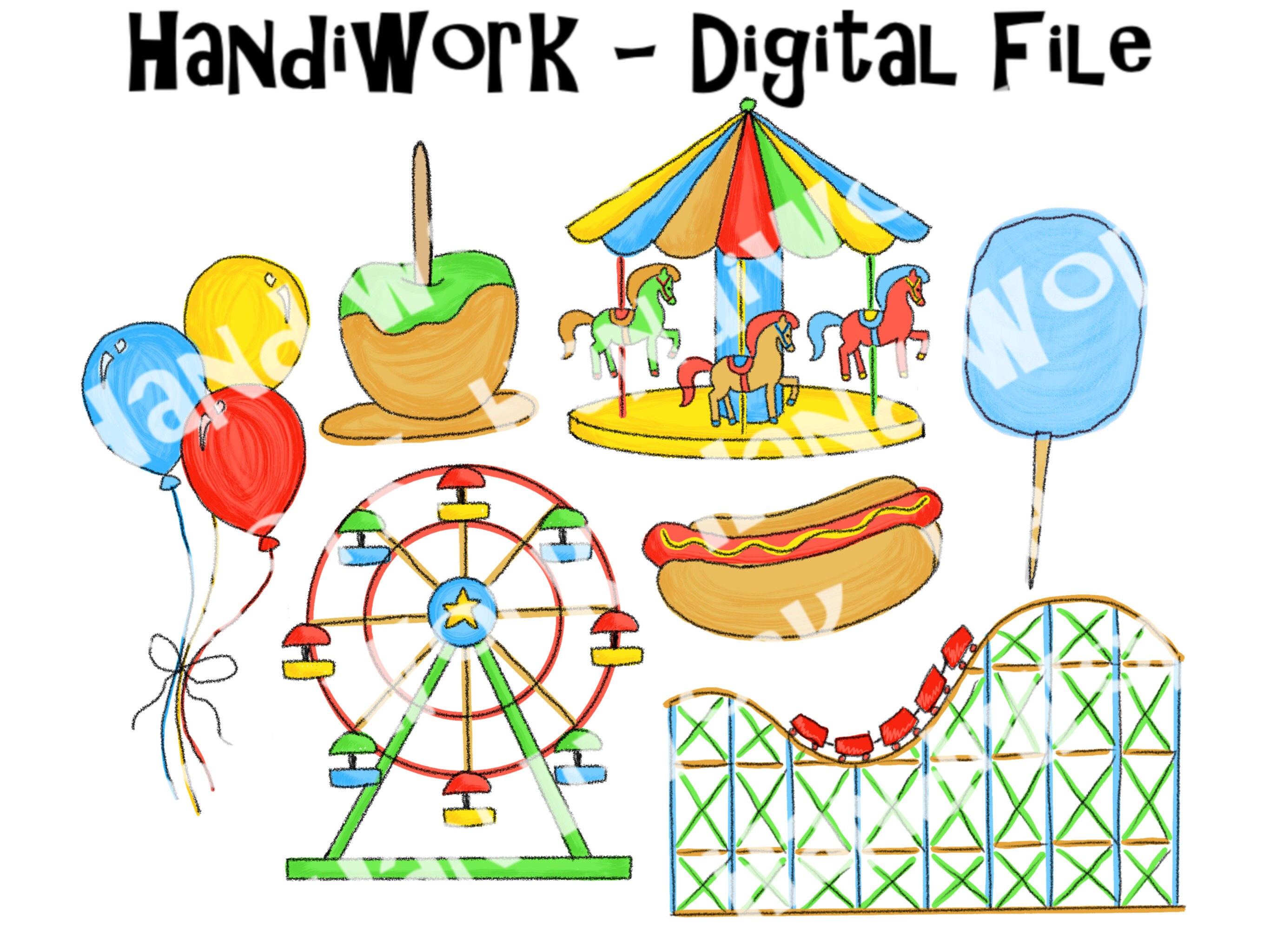 Clipart Carnival Rides