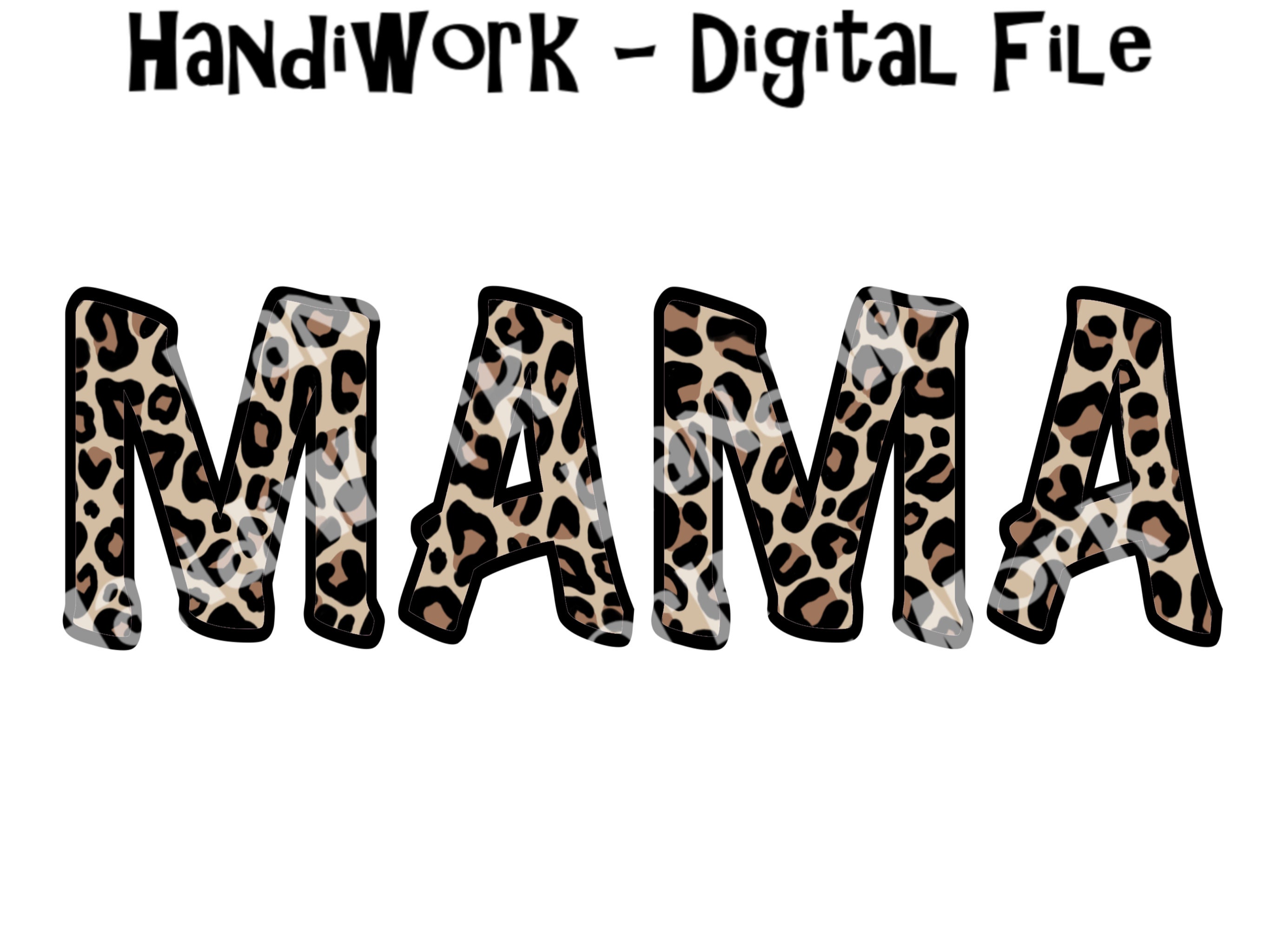 Cheetah Mama Png Design, Mama Leopard Word Sublimation Png, Girl Mama ...