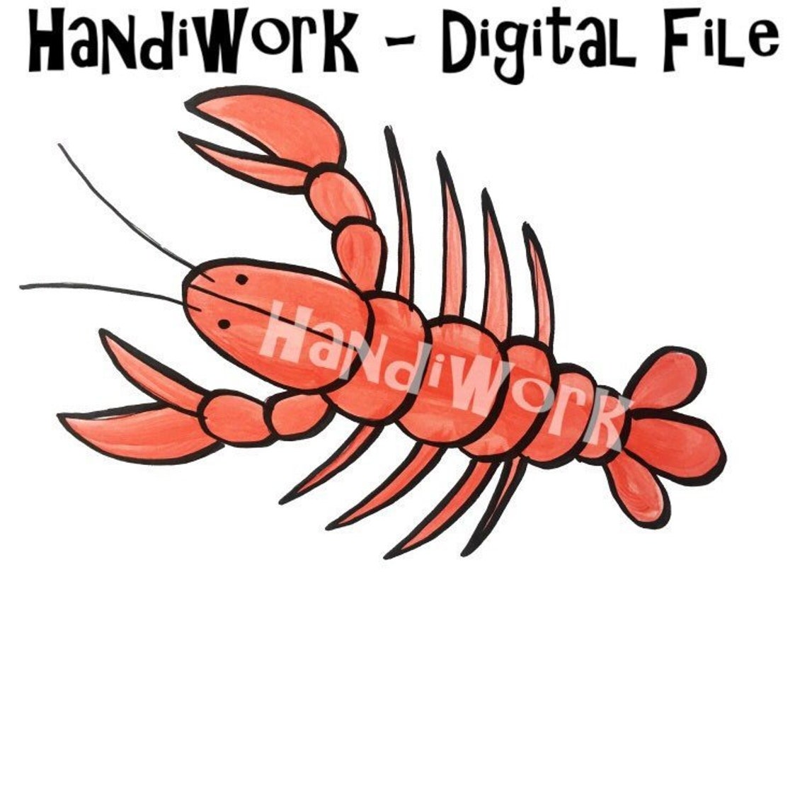 Crawfish PNG File Crawfish Design Cartoon Crawfish Crawfish - Etsy
