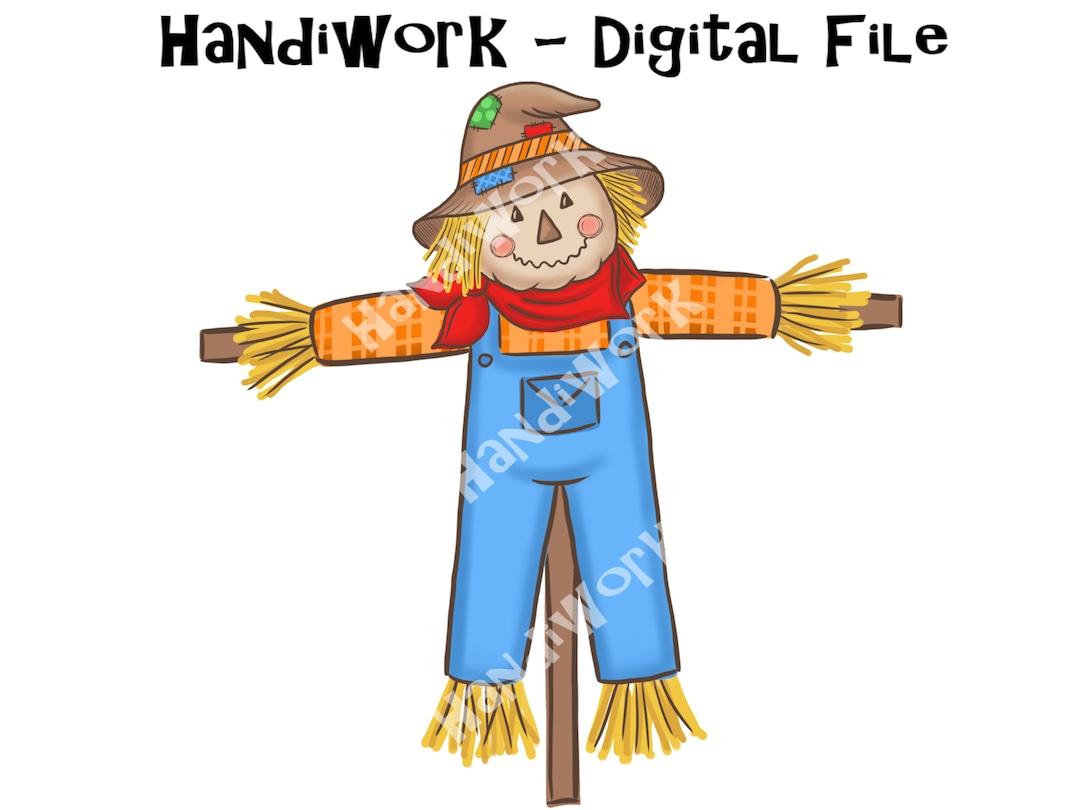 Boy Scarecrow Body PNG File, Watercolor Scarecrow, Boy Scarecrow Body ...