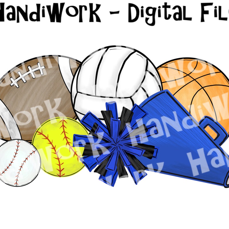 Sports Clip Art - Etsy