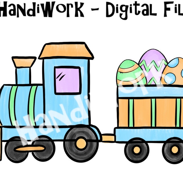 Train Easter Egg - Etsy
