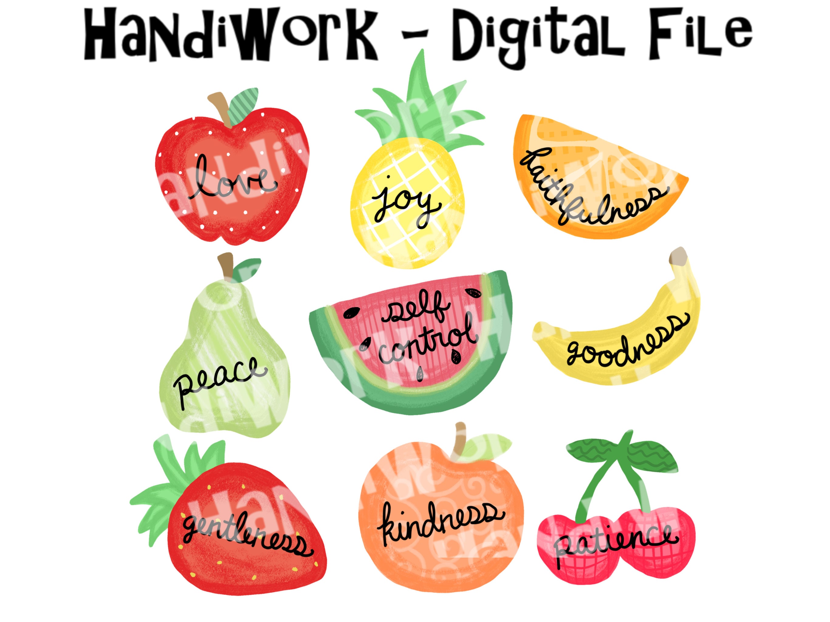 Fruit Of The Spirit Border