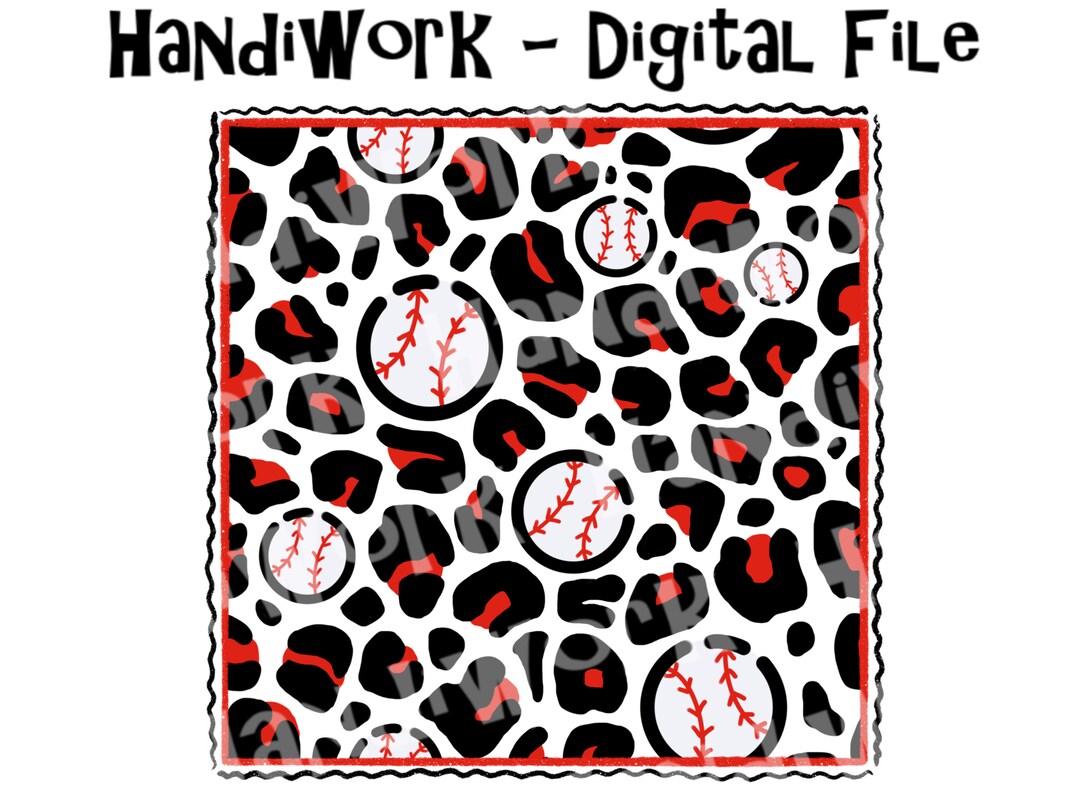 Baseball Cheetah Png Design, Baseball Leopard Print Sublimation ...