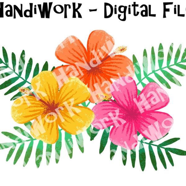 Tropical Flower Art - Etsy