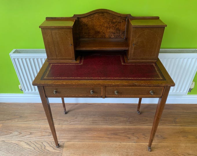 Antique Ladies Writing Desk, Small Edwardian Desk, Fine Old Ladies Desk ...