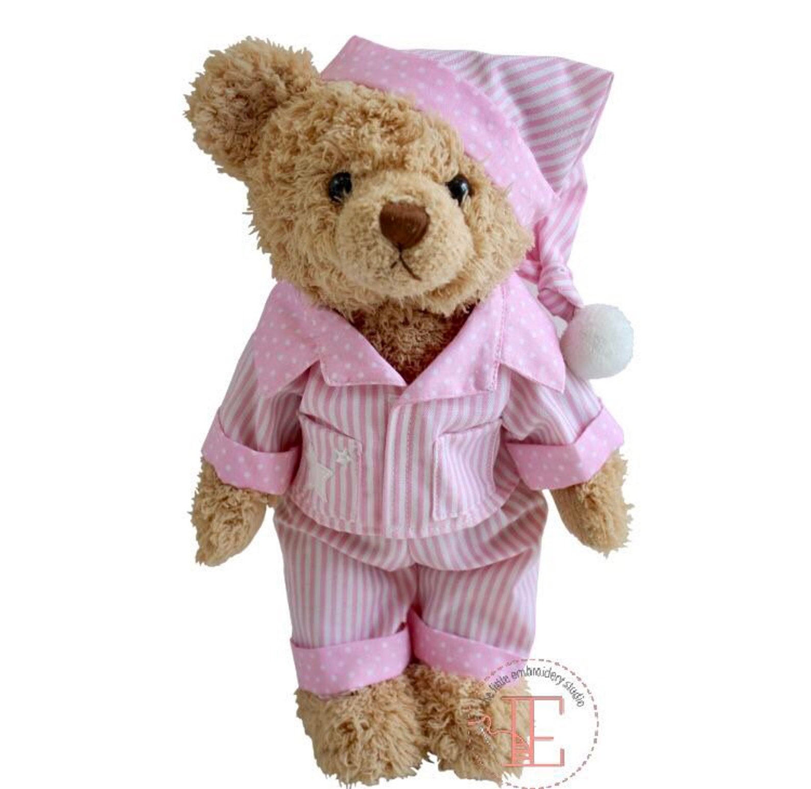 Personalised Teddy Bear in Pyjamas or Night Dress. A Perfect - Etsy UK