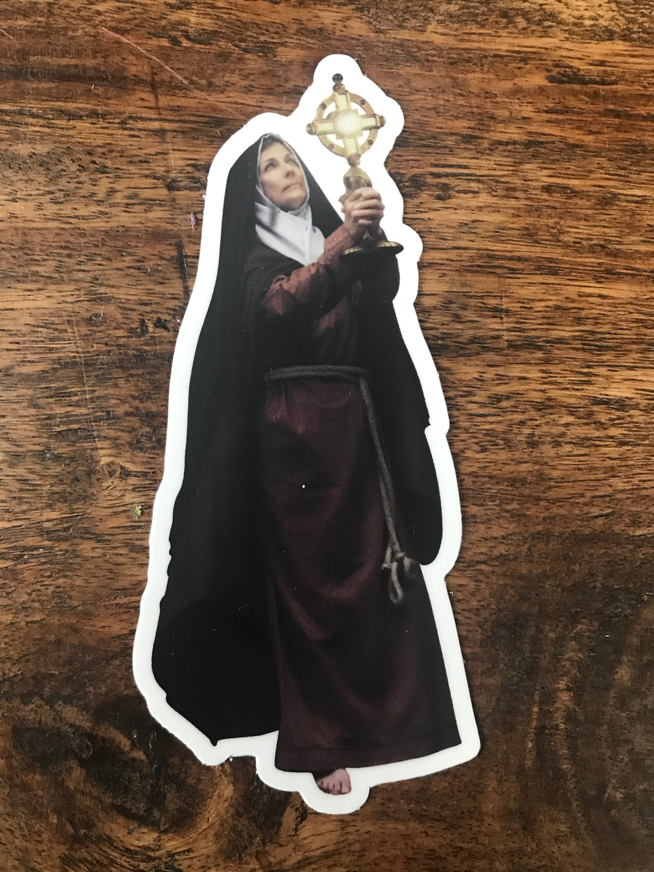 St Clare Sticker - Etsy