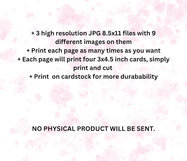 Printable Valentine's Day Cards for Kids, PDF Digital Download, NO ...