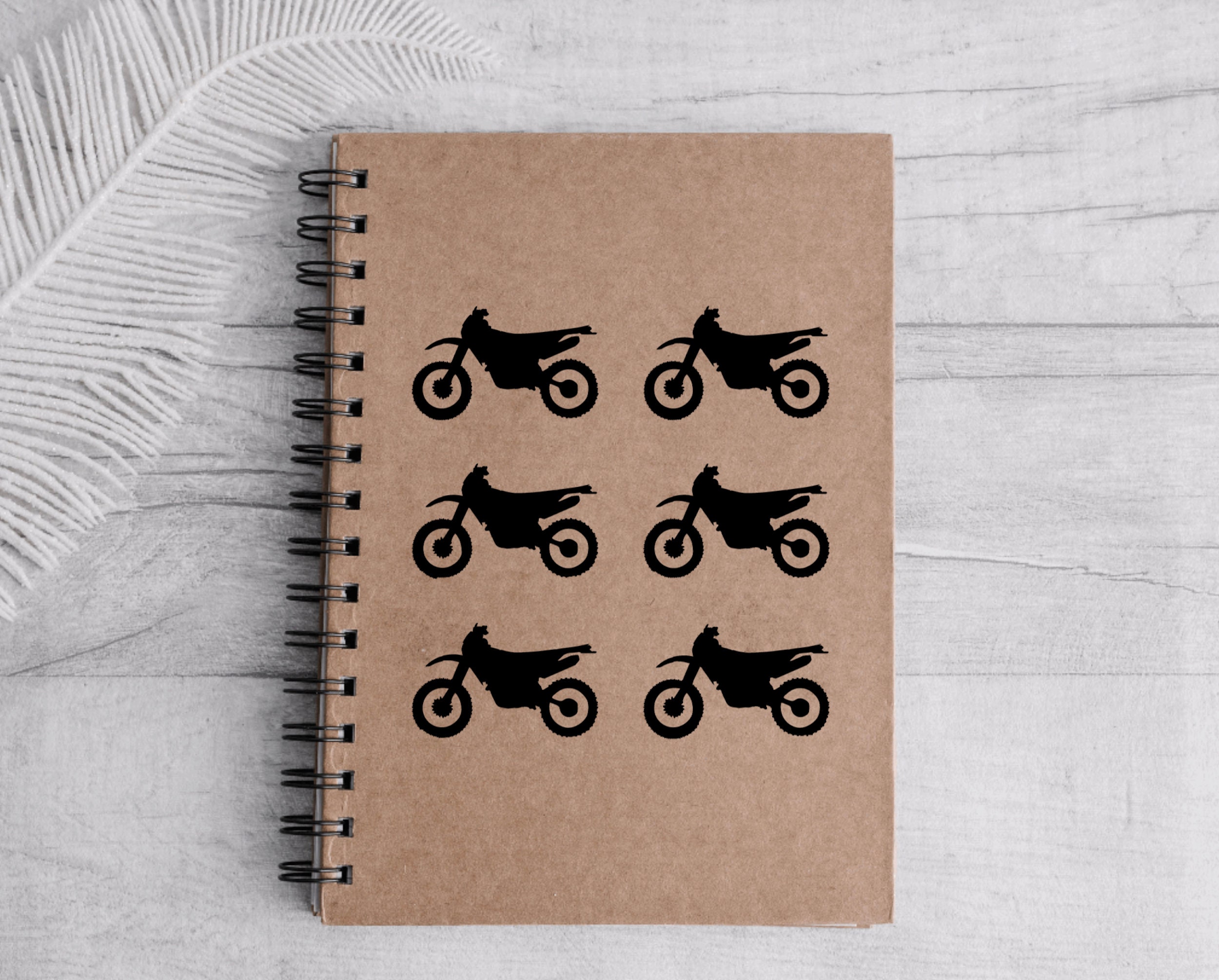 Dirt Bike Notebook Motocross Dirt Bike School Supplies | Etsy