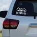 Go Outside Decal, Bumper Sticker, Mountains and Trees, Vehicle, Laptop ...