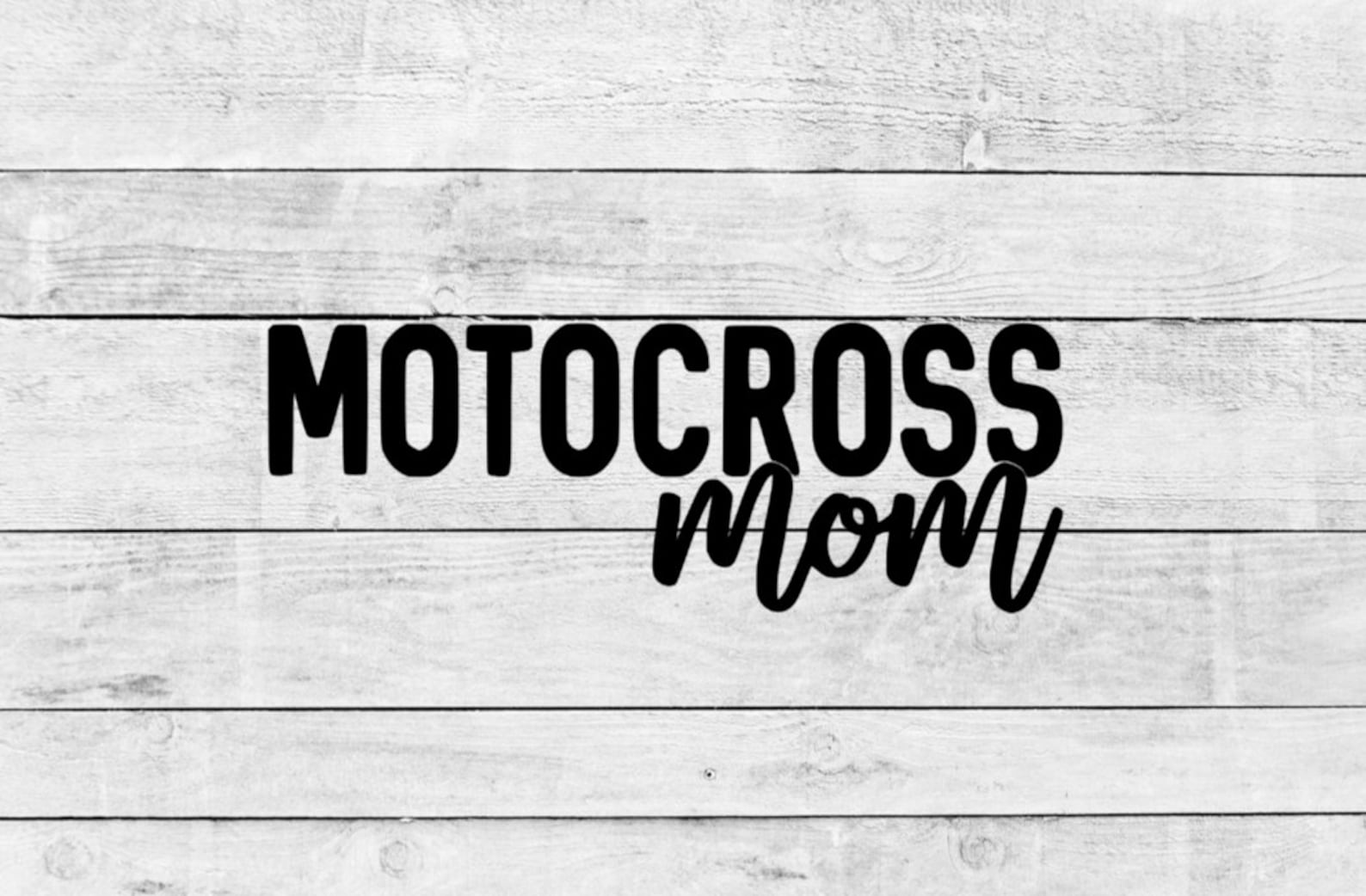 Motocross Mom Decal for Car, Laptop, Water Bottle, Etc. - Etsy