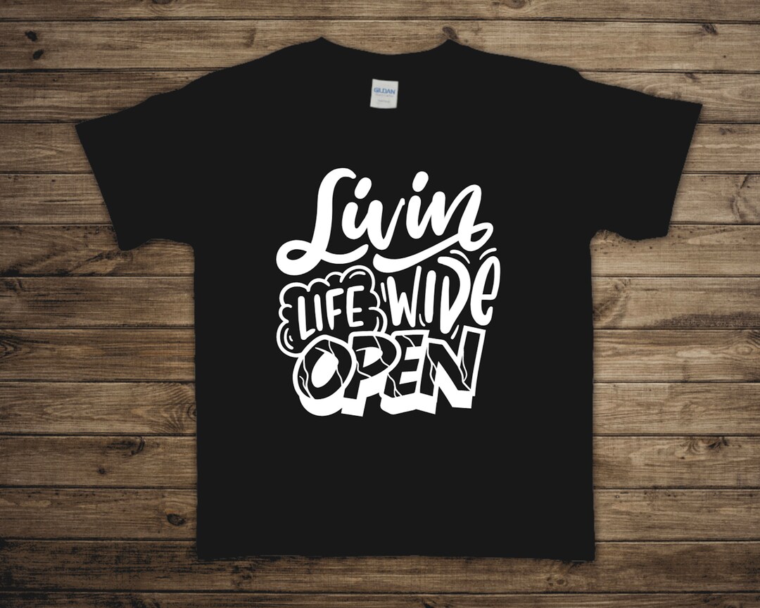 Living Life Wide Open Dirt Bike Tee Toddler/youth Racing Shirt, Kids ...