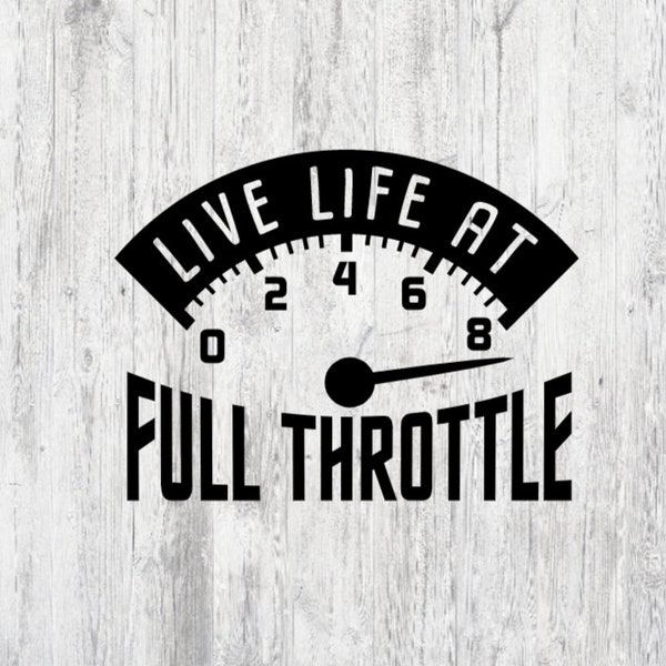 Throttle Decal - Etsy