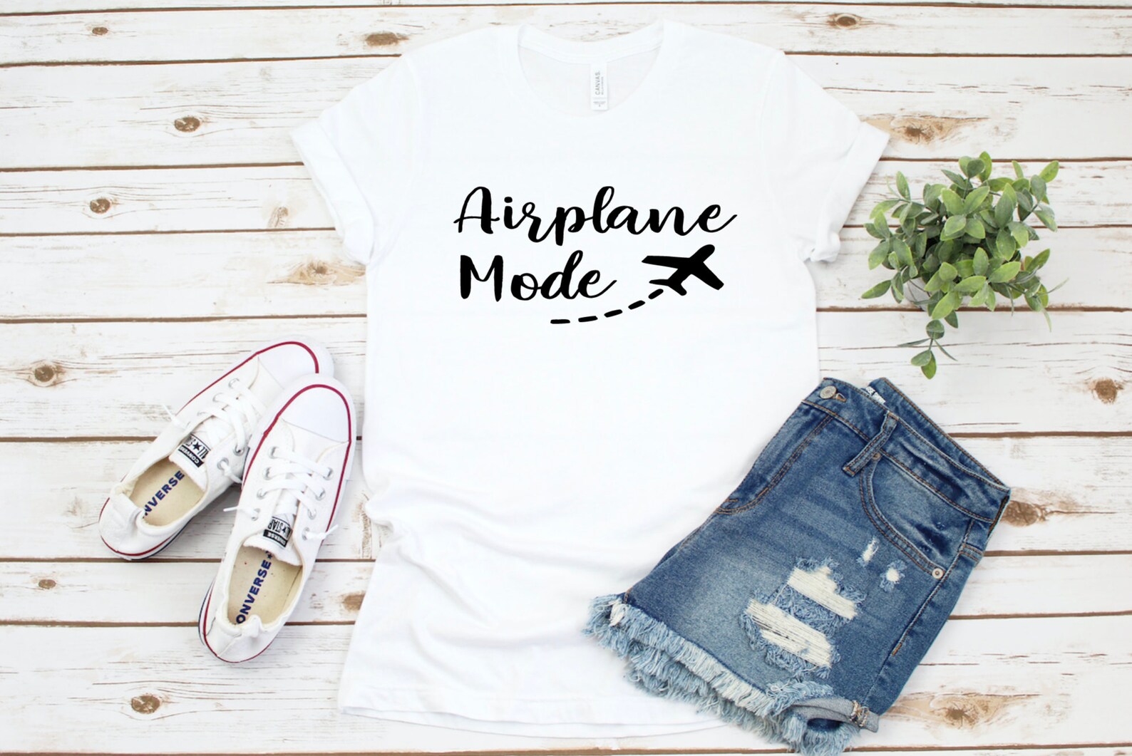 Airplane Mode Graphic Tee, Unisex T-shirt, Short Sleeve, Travel ...