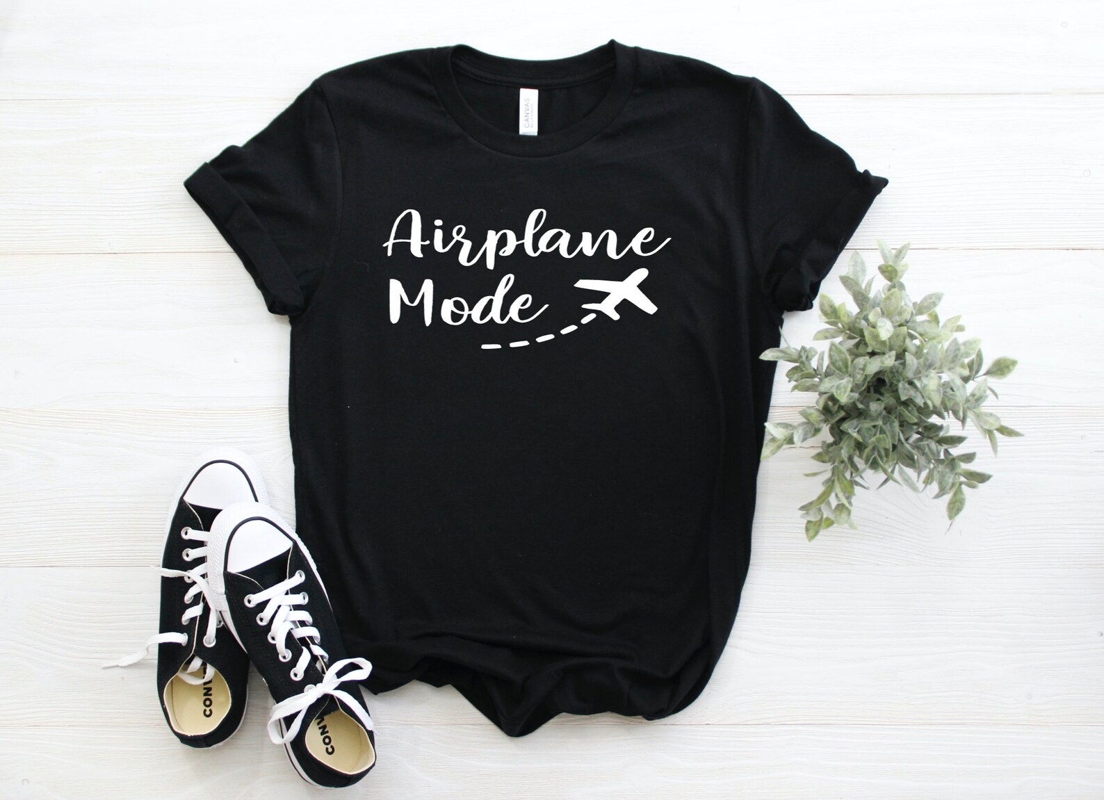 Airplane Mode Graphic Tee, Unisex T-shirt, Short Sleeve, Travel ...