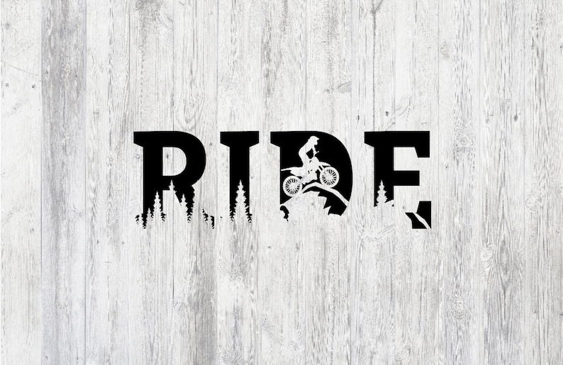 Ride Dirt Bike Decal, Motocross, Bumper Sticker, Outdoor, Indoor, for ...