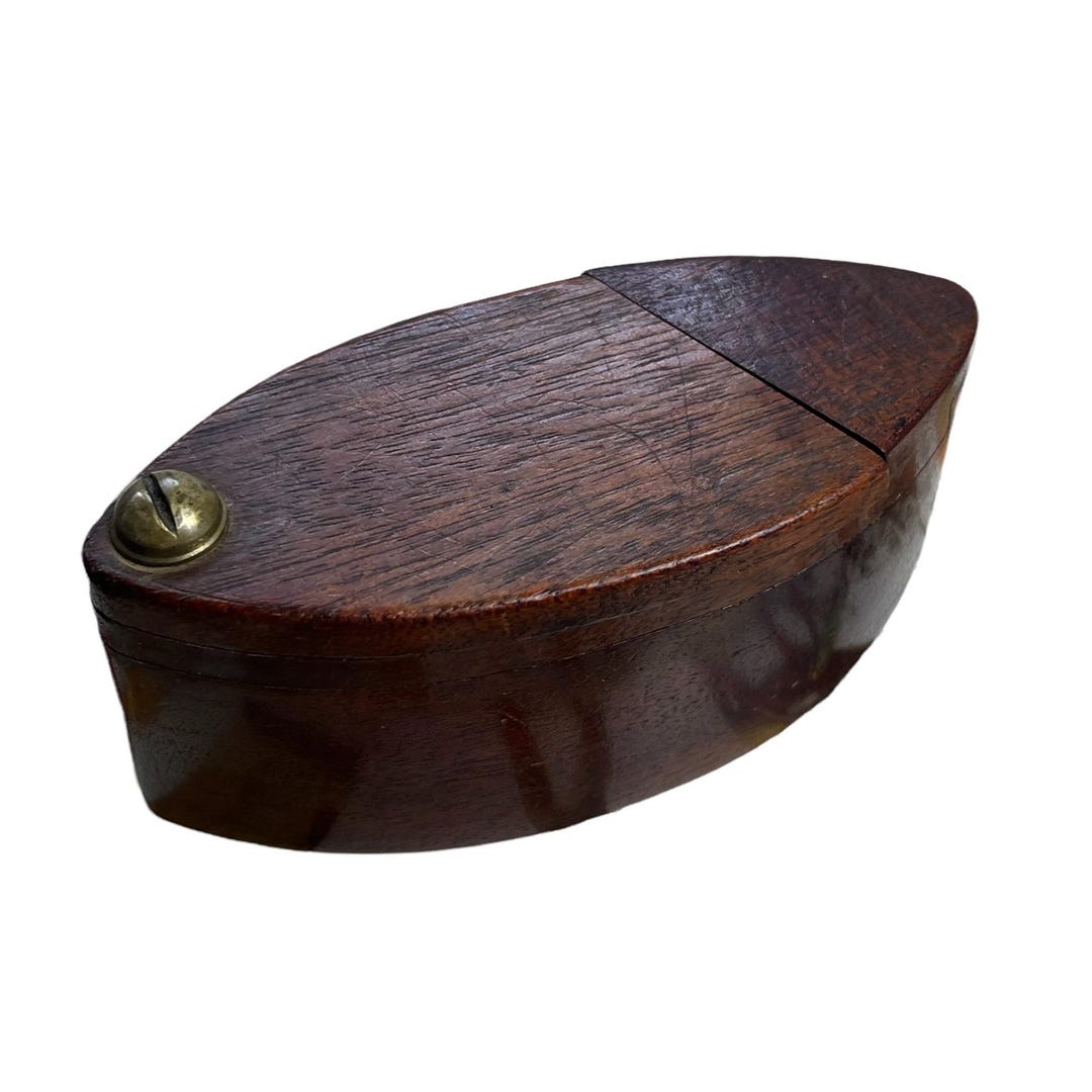 Cool Antique Wood Coffin Puzzle Trinket Box - Etsy
